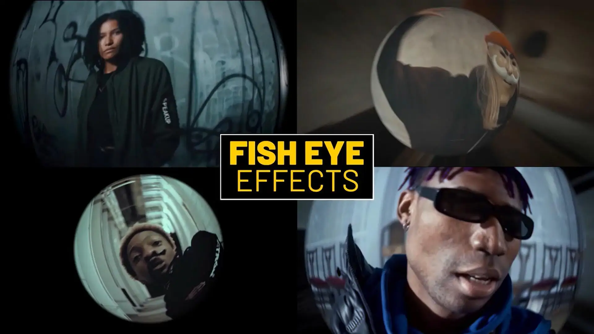 دانلود پریست چشم ماهی | 20 افکت فیش آی برای پریمیر | ساین ویژن